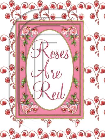 A4 Roses Are Red Inverted Kit - CUP44987_376 | Craftsuprint