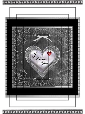 A4 I Love You Inverted Pyramid Kit - CUP45206_376 | Craftsuprint