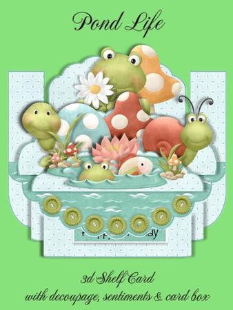 Pond Life 3D Shelf Card Kit - CUP564211_376 | Craftsuprint