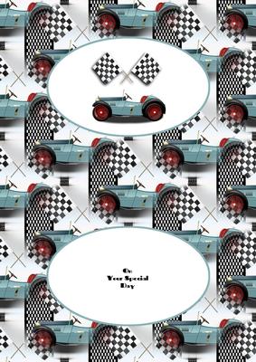 Old Vintage Sports Car Insert - CUP589924_376 | Craftsuprint