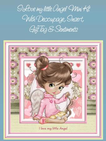 I Love My Little Angel Mini Kit - CUP594788_376 | Craftsuprint