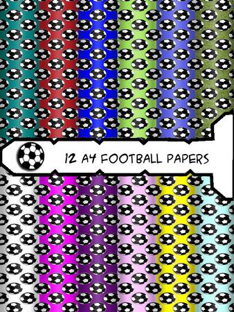 12 A4 Football Papers for Boys and Girls - CUP86939_376 | Craftsuprint