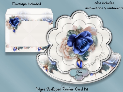 Myra Scalloped Rocker Card Kit - CUP901672_376 | Craftsuprint