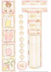 New Baby Boy Pop-up Slider Card Kit - CUP126325_376 | Craftsuprint