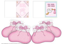 New Baby Boy Pop-up Slider Card Kit - CUP126325_376 | Craftsuprint