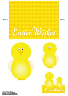Easter Chick Checks - CUP169468_910 | Craftsuprint