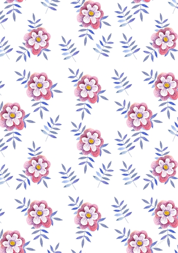 Watercolor Floral Pack A4 Arte42p-A402 - CUP953989_22197 | Craftsuprint