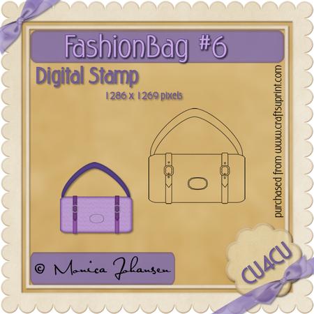 Digital Stamp, Fashion Bag 06 - CUP263420_1456 | Craftsuprint