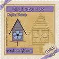 Birdhouse #17, Digital Stamp - CUP263403_1456 | Craftsuprint