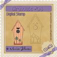 Birdhouse #02, Digital Stamp - CUP263393_1456 | Craftsuprint