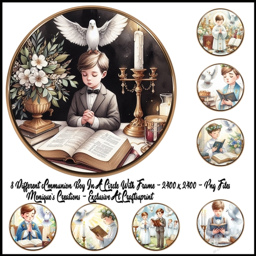 8 DIFFERENT COMMUNION BOY - CUP1317104_2246 | Craftsuprint