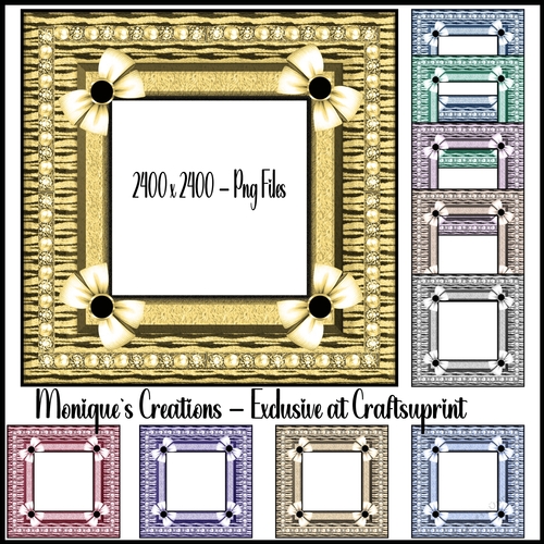 8 DIFFERENT PRETTY FRAMES IN DIFFERENT COLORS - CUP1320303_2246 ...