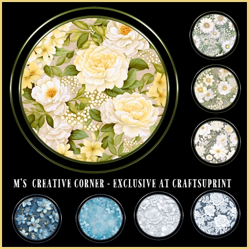 DR 8 DIFFERENT CIRCLE TOPPERS - CUP1365274_2246 | Craftsuprint