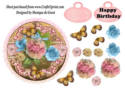 Round Birthday Card - CUP642703_2246 | Craftsuprint