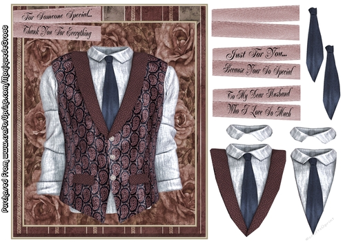 Male Card Front Part 2 A5 - CUP723902_2246 | Craftsuprint