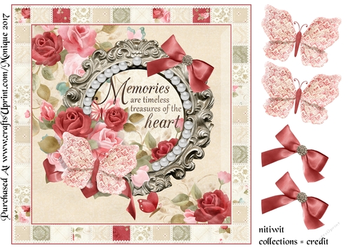 Memories Card Front - CUP764317_2246 | Craftsuprint