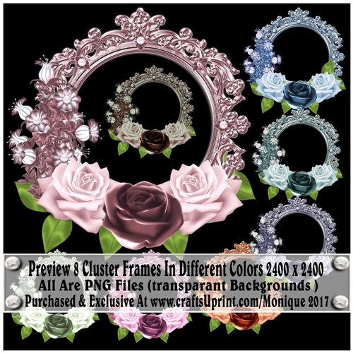 8 Cluster Frames - CUP767647_2246 | Craftsuprint