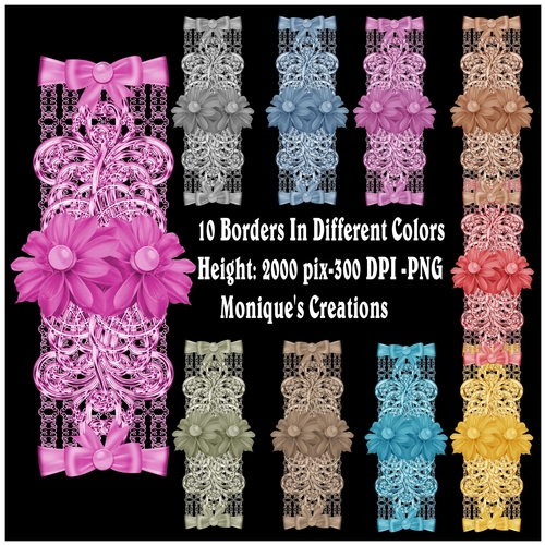 10 Borders In Different Colors Map 7 - CUP854226_2246 | Craftsuprint