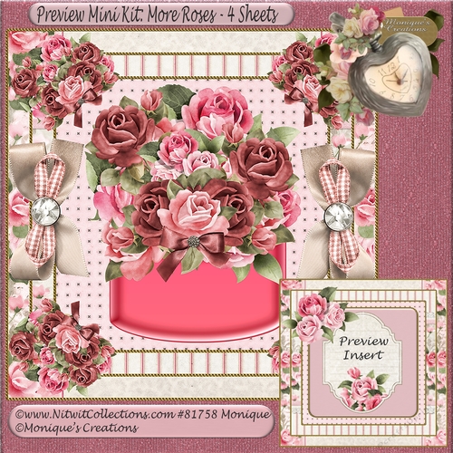 Mini Kit: More Roses - CUP872512_2246 | Craftsuprint