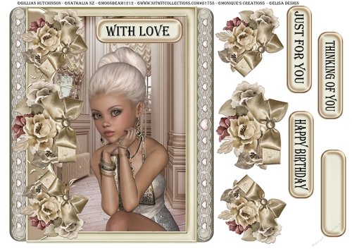 Elegant Lady 16 Card Front - CUP878484_2246 | Craftsuprint