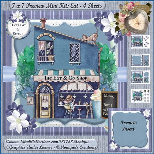 7 x 7 Mini Kit: Eat - CUP945329_2246 | Craftsuprint