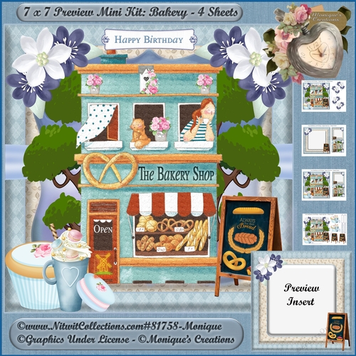 7 x 7 Mini Kit: Bakery - CUP946007_2246 | Craftsuprint