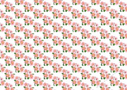 Pretty pale pink flowers backing paper (small) - CUP1032981_415 ...