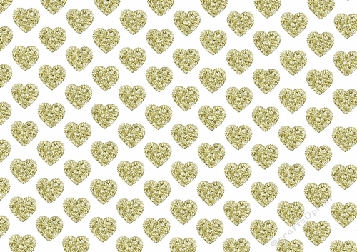 pretty gold metalic heart backing paper - CUP1151280_415 | Craftsuprint