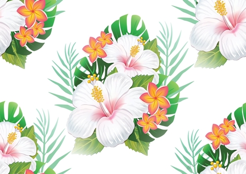 Pretty Exotic Flowers backing paper (Big) - CUP1178512_415 | Craftsuprint