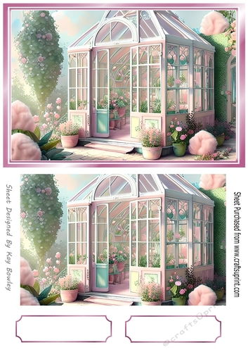 Pretty Pink Conservatory A5 With Pyramid (one) - CUP1209655_415 ...