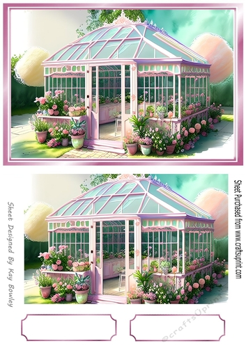 Pretty Pink Conservatory A5 With Pyramid (Two) - CUP1209656_415 ...