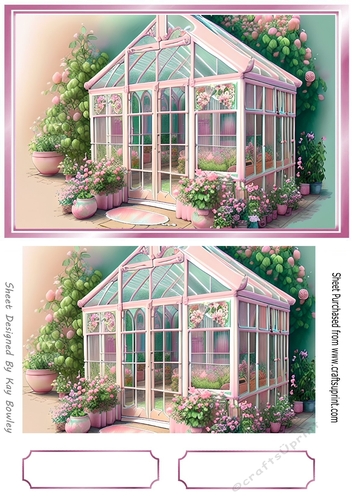 Pretty Pink Conservatory A5 With Pyramid (Three) - CUP1209657_415 ...
