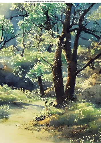 Pretty Woodland A4 - CUP1213285_415 | Craftsuprint