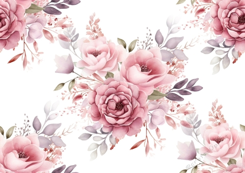 Blush Pink Roses Blooms Background Paper (BIG) - CUP1241823_415 ...