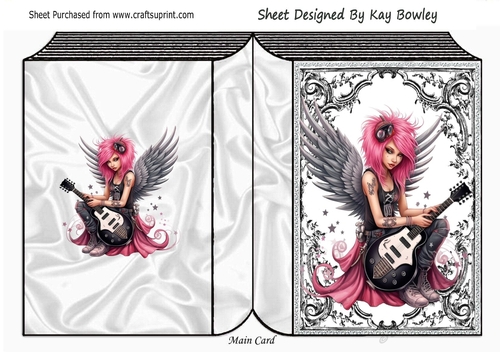 Black Ornate Scroll Gothic Folded Book Fairie (One) - CUP1254352_415 ...