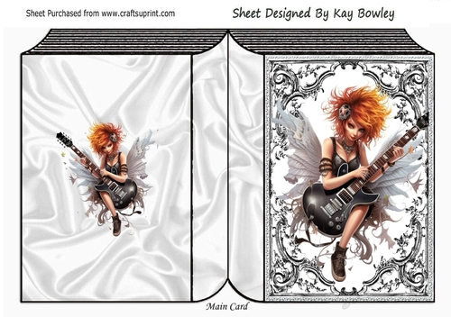 Black Ornate Scroll Gothic Folded Book Fairie Two) - CUP1254355_415 ...