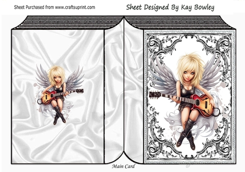 Black Ornate Scroll Gothic Folded Book Fairie (Three) - CUP1254357_415 ...