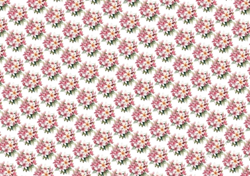 Pretty Plumeria Pastel Flowers Backing Paper (Small) - CUP1254671_415 ...