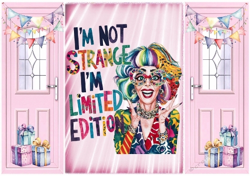 Pink A5 Gatefold Lady I Am Limited Addition - CUP1357437_415 | Craftsuprint