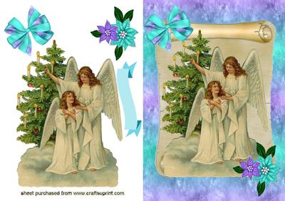 Angels on a Scroll - CUP163521_415 | Craftsuprint