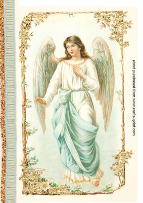 Large A4 Angel Beautiful Frame - CUP32407_415 | Craftsuprint