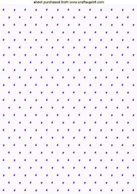 Small Purple Heart Background Paper - CUP398710_415 | Craftsuprint