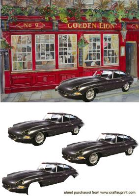 Great Car Outside Pub - CUP40132_415 | Craftsuprint