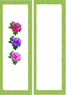 Beautiful Shades of Coloured Roses Dl Insert - CUP462460_415 | Craftsuprint