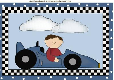 I Love My Racing Car A4 - CUP547883_415 | Craftsuprint