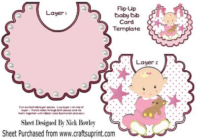 Cute Baby Girl in Pink Babygro with Teddy on a Bib - CUP624186_415 ...