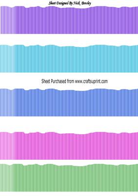 Corrugated A5 Coloured Borders - CUP637732_415 | Craftsuprint