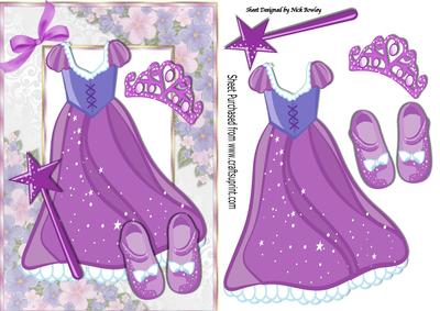 Pretty Purple Sparkle Princess Dress with Tiara - CUP676882_415 ...