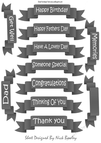 Grey tags with white sentiments - CUP843283_415 | Craftsuprint