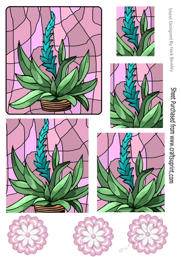 pretty artwork of a plant with flowers pyramids - CUP850440_415 ...